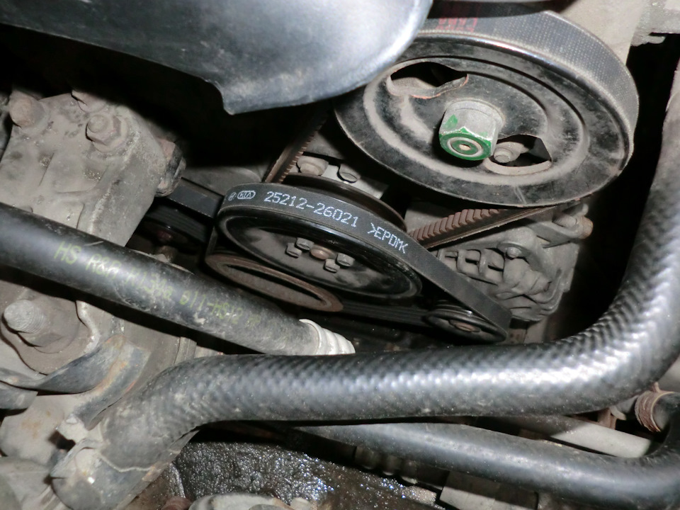 2521226021 ПРИВОДНОЙ РЕМЕНЬ L=90СМ KIA HYUNDAI | Запчасти на DRIVE2