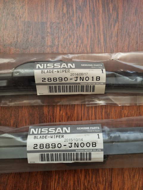 28890JN00B ЩЕТКА СТЕКЛООЧИСТИТЕЛЯ ПЕРЕДНЕГО ЛЕВАЯ (L) 650 мм NISSAN ...