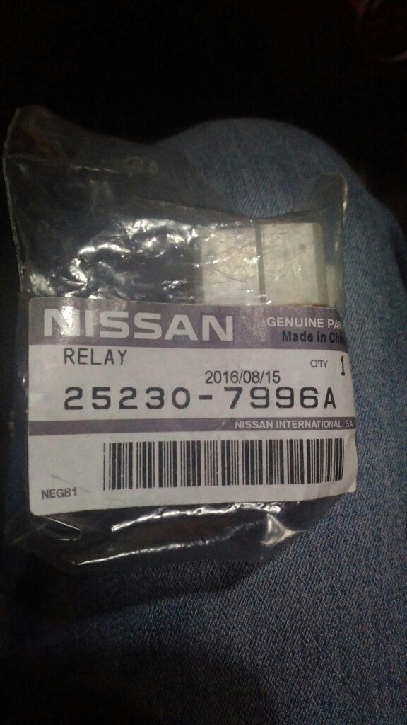 252307996A Реле противотуманной фары NISSAN INFINITI | Запчасти на DRIVE2