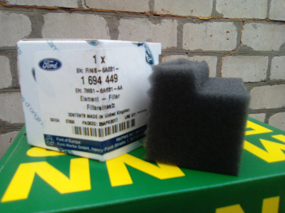 1694449 Фильтр вентиляции картерных газов (поролон) Ford | Запчасти на ...