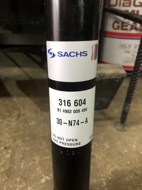 814902009495 Амортизатор SACHS | Запчасти на DRIVE2