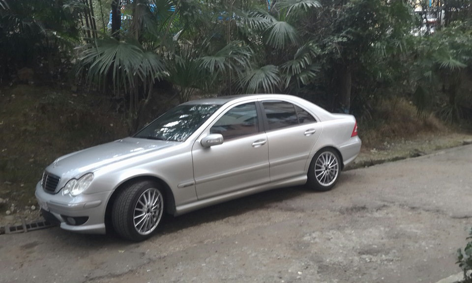 Диски на зимнюю резину — Mercedes-Benz C-class (W203), 1,8 л, 2004 года ...