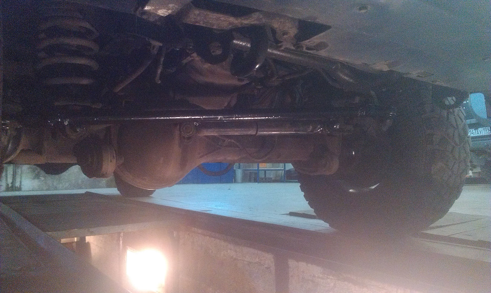 Изготовление и замена передней рулевой тяги из задней. — Nissan Patrol ...