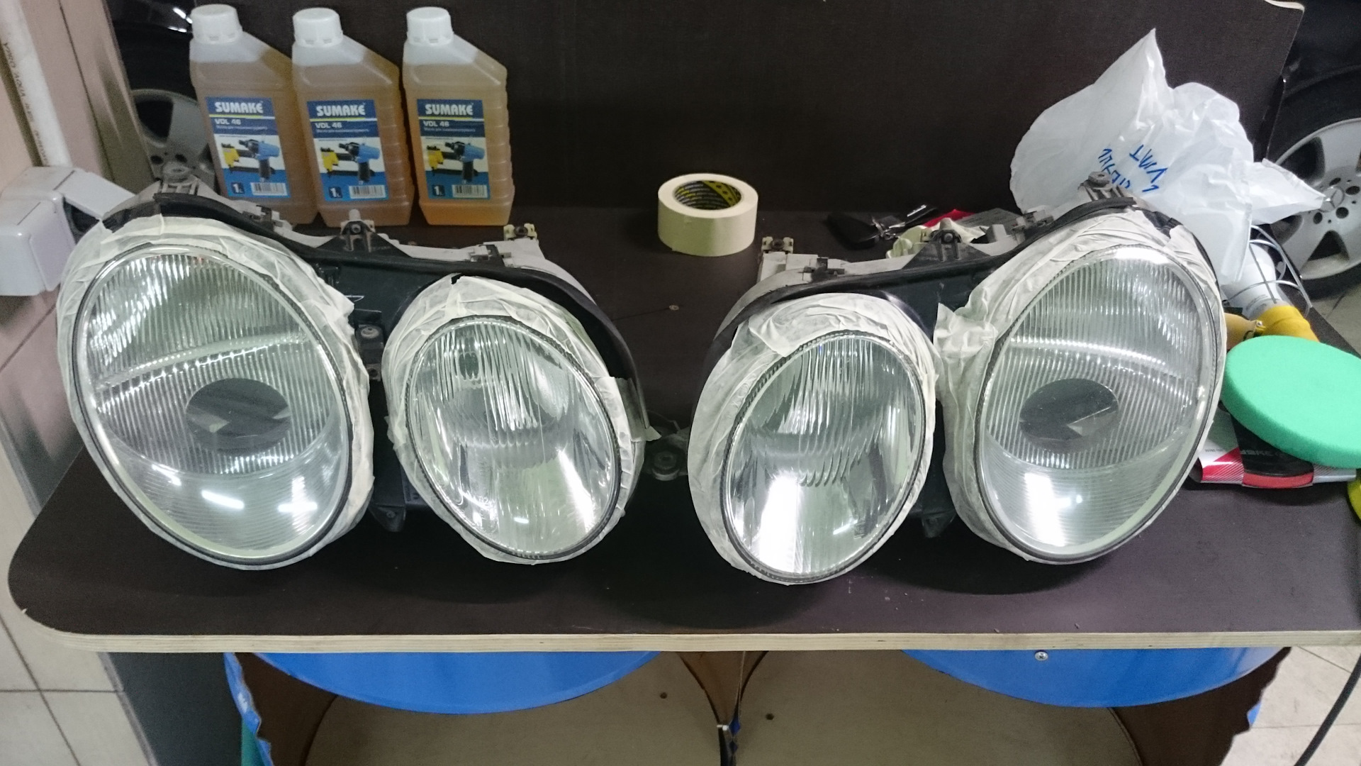 Обновляем фары w215 часть 2 — Mercedes-Benz CL 55 AMG (W215), 5,5 л ...