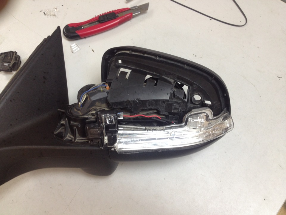 Рестайлинговые зеркала R Design S80 II — Volvo S80 (2G), 2,5 л, 2008 ...