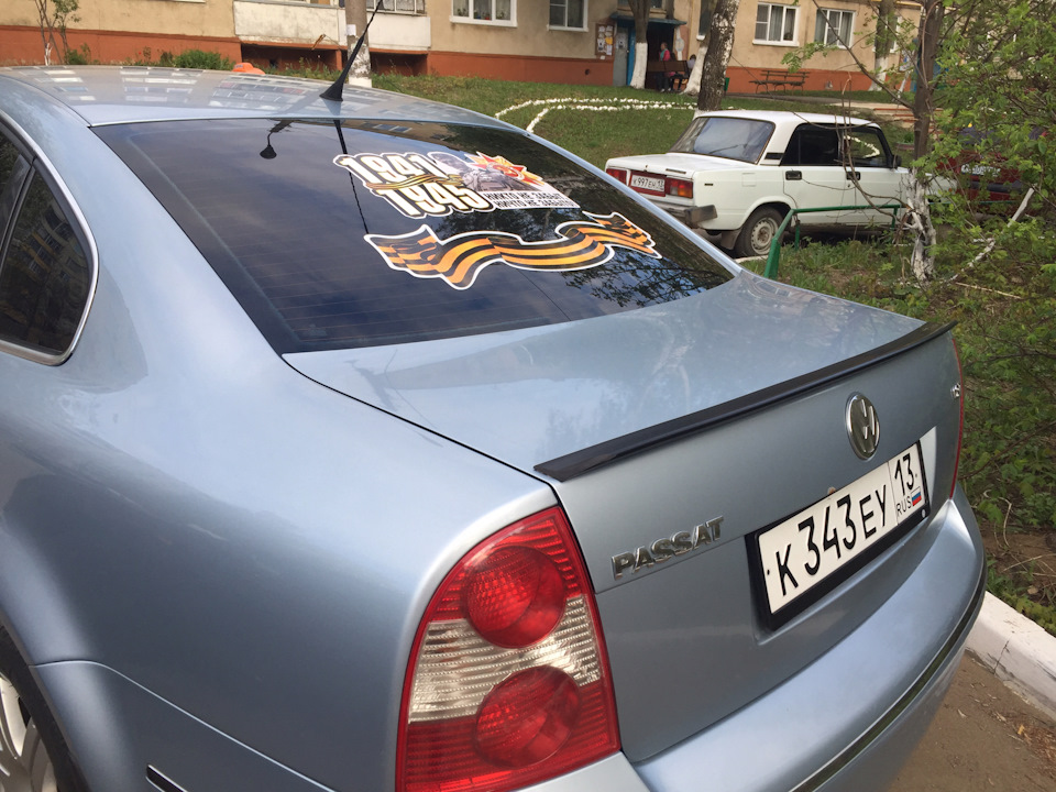 Лип спойлер — Volkswagen Passat B5, 1,8 л, 2002 года | стайлинг | DRIVE2