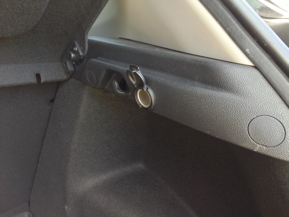 Прикуриватель в багажник — KIA Ceed (2G), 1,6 л, 2014 года | стайлинг ...