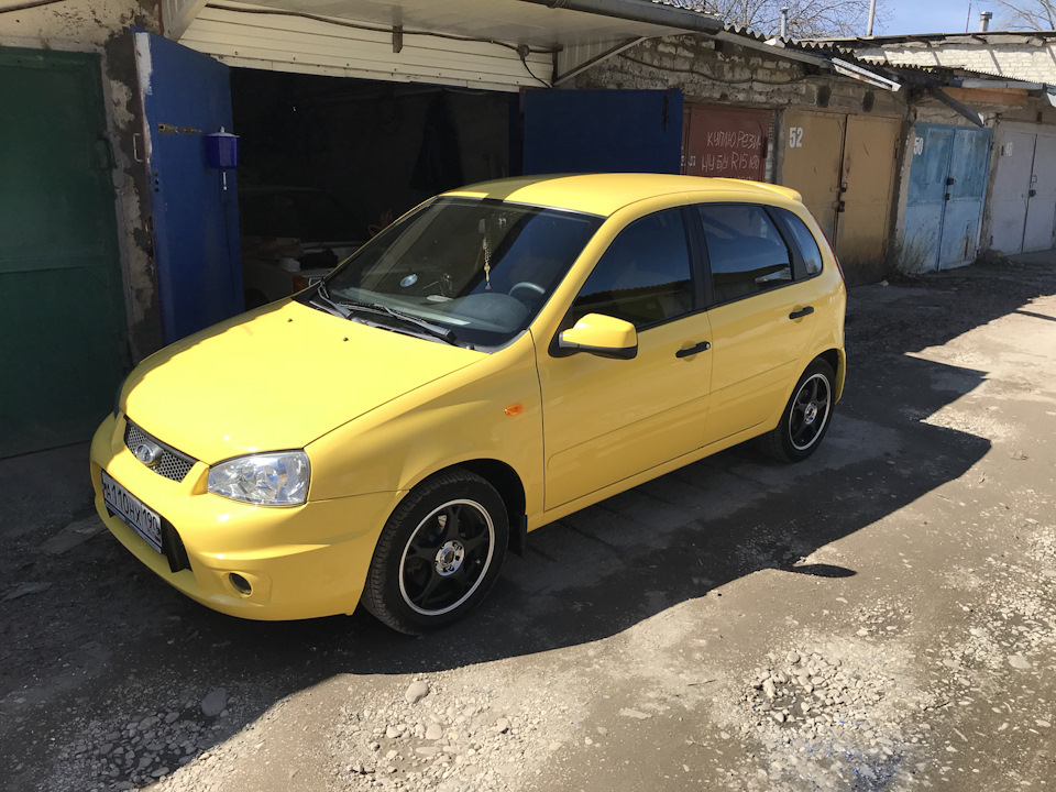Диски, посадка, мойка! — Lada Калина Спорт (1G), 1,4 л, 2011 года ...