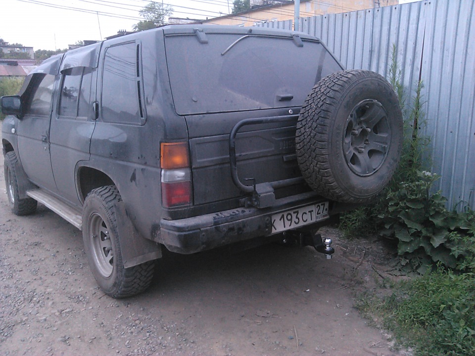 Сооружаем фаркоп. — Nissan Terrano I, 2,7 л, 1991 года | аксессуары ...