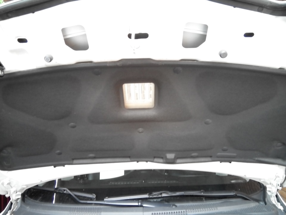 Шумоизоляция. Виброизоляция капота. — Chevrolet Cruze (1G), 1,6 л, 2012 ...