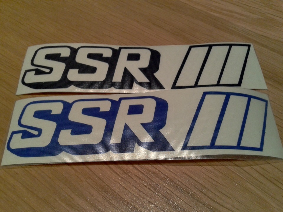 SSR Sticker — Volkswagen Golf Mk4, 1,8 л, 2003 года | колёсные диски ...