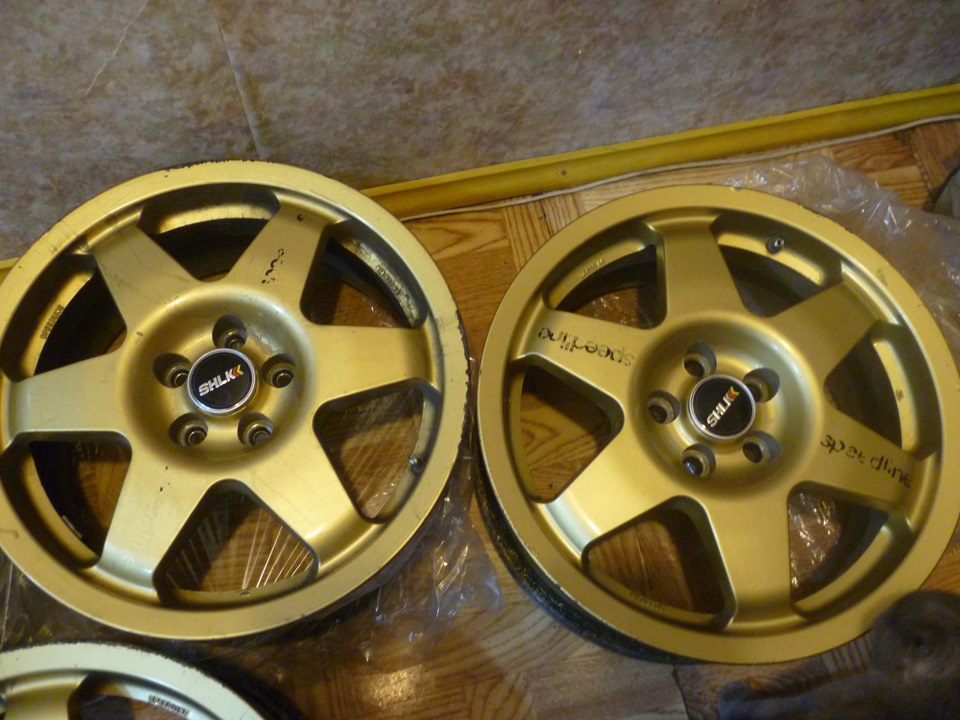 Прощяй серое литьё GC, привет Золото Speedline PREO-R — Subaru Forester ...