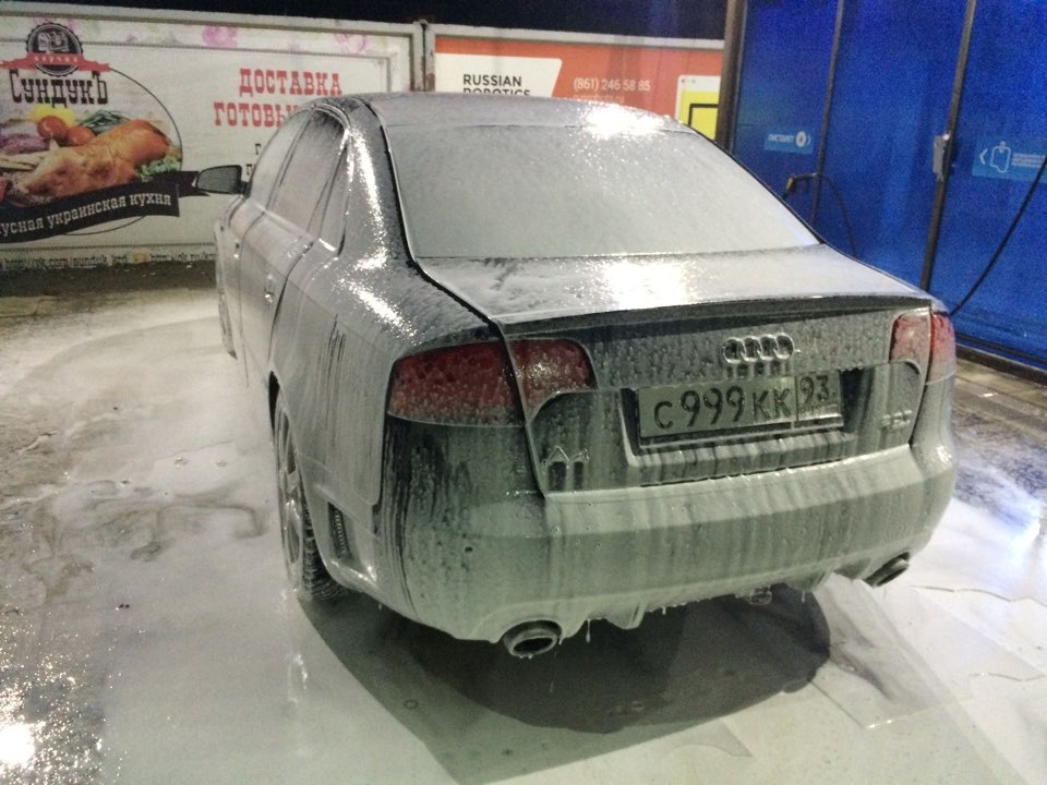 Запись от 18 апреля 15:16 — Audi A4 (B7), 2 л, 2007 года | мойка | DRIVE2