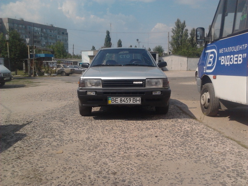 Скучно на работе) — Mazda 323 III, 1,6 л, 1987 года | фотография | DRIVE2