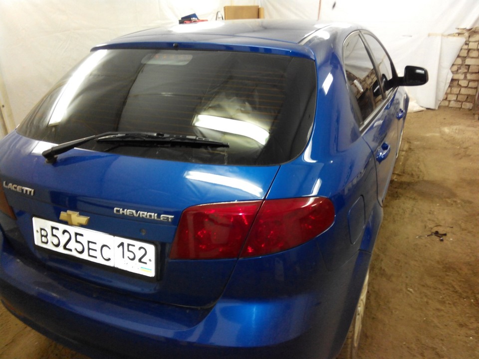 тонировка задней оптики — Chevrolet Lacetti 5D, 1,4 л, 2010 года ...