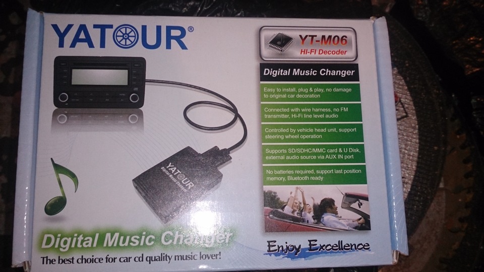 MP3 USB адаптер Yatour Digital Music Changer — Toyota Prius (20), 1,5 л, 2008 года | автозвук ...