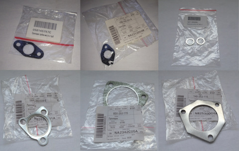 8D0253115 Прокладка, труба выхлопного газа VAG | Запчасти на DRIVE2