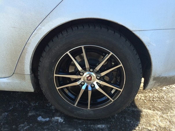 Поменяли резину и литье. — Toyota Mark X (GRX120), 2,5 л, 2008 года ...