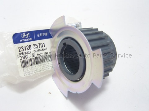 2312035701 Шестерня коленвала KIA HYUNDAI | Запчасти на DRIVE2