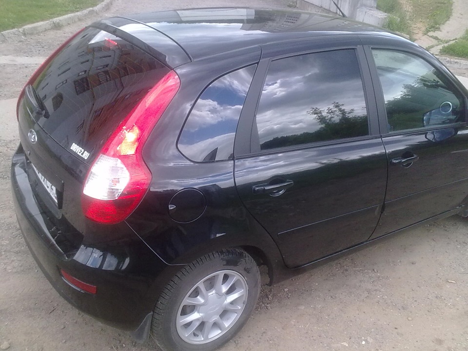 Тонировка — Lada Калина Хэтчбек (2G), 1,6 л, 2013 года | тюнинг | DRIVE2