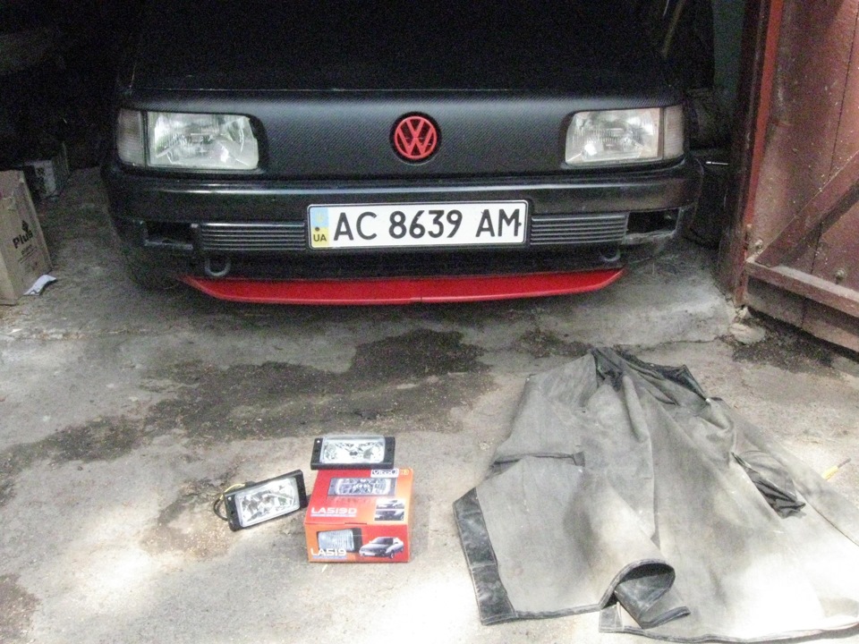 противотуманки — Volkswagen Passat B3, 1,8 л, 1989 года | аксессуары ...