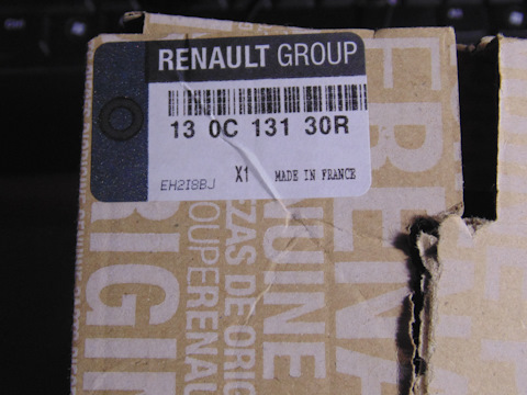 130C13130R Комплект ГРМ Megane 03 2 OE RENAULT | Запчасти на DRIVE2