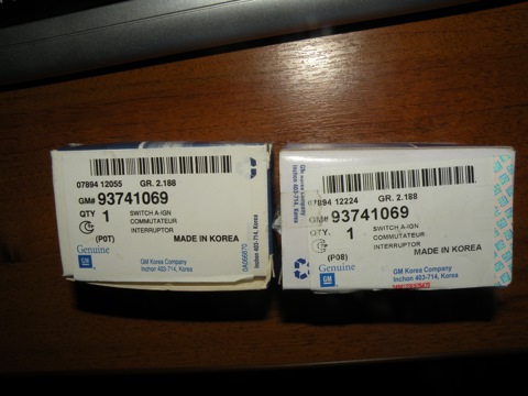 93741069 Выключатель зажигания GM | Запчасти на DRIVE2