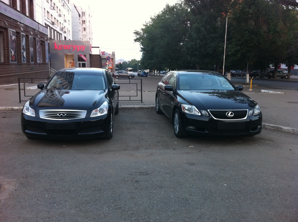 Lexus gs 300 vs Infiniti g35x — Infiniti G35 Sedan (V36), 3,5 л, 2008 ...