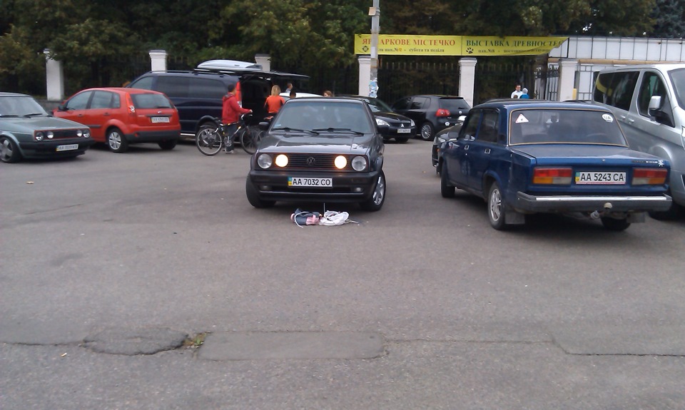 ДХО или дальний в полнакала — Volkswagen Golf Mk2, 1,6 л, 1989 года ...