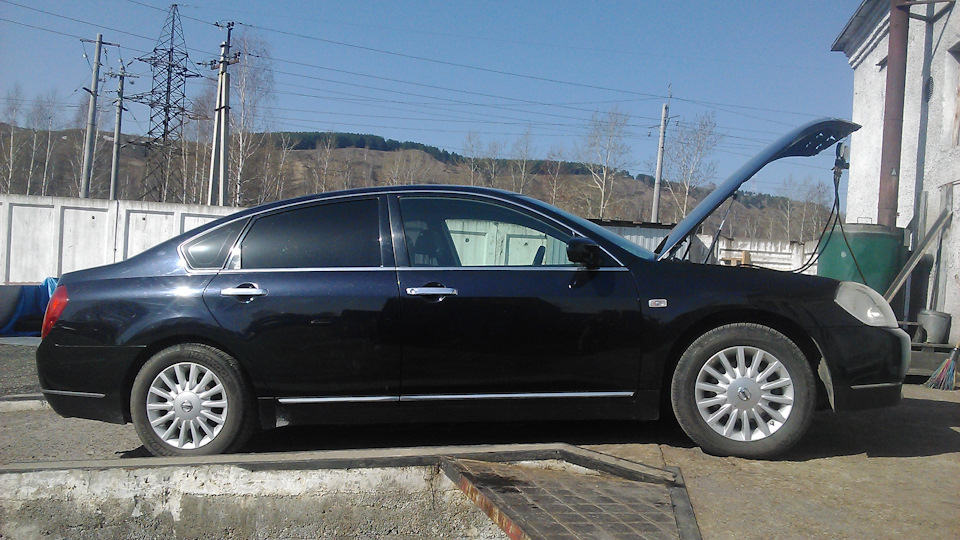 Заправка кондиционера — Nissan Teana (J31), 2,3 л, 2003 года | визит на ...