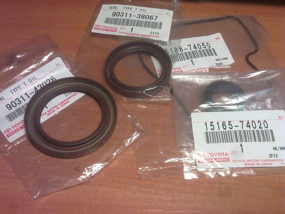 Сальники для двигателя — Toyota Ipsum (10), 2 л, 1998 года | своими ...