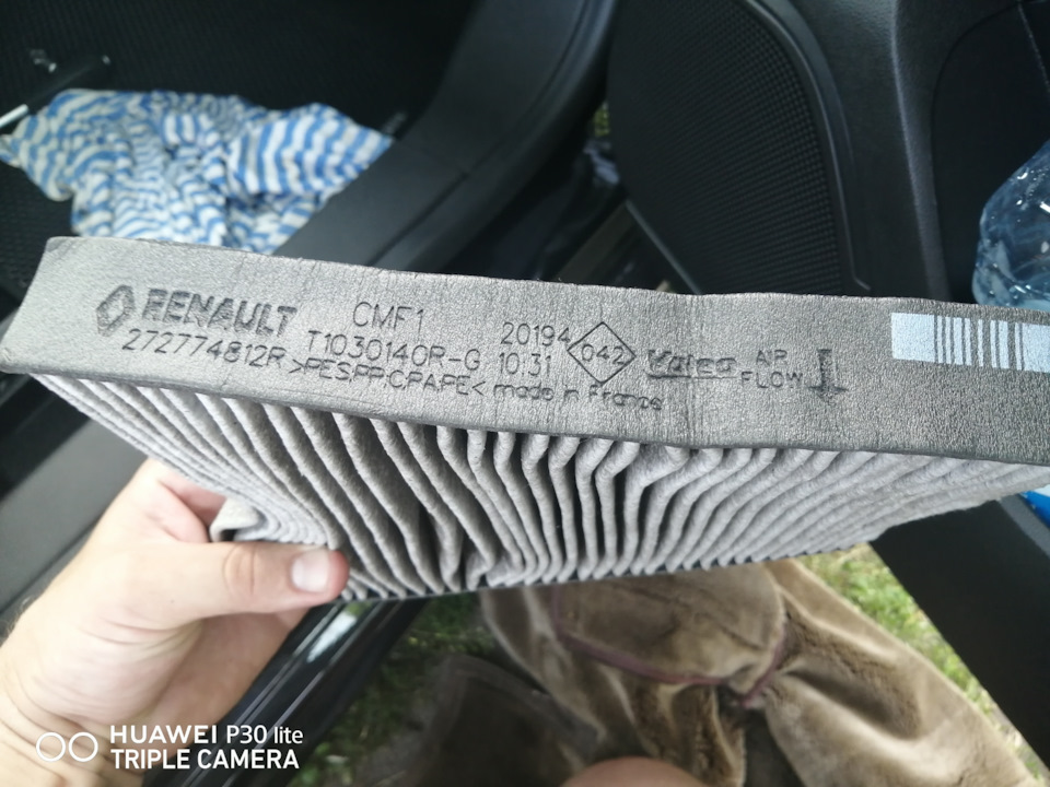 272774812R Фильтр салона RENAULT | Запчасти на DRIVE2