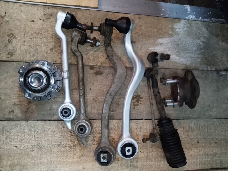 Ревизия передней ходовки (Часть 1) — BMW 5 series (E39), 2,3 л, 1997 ...