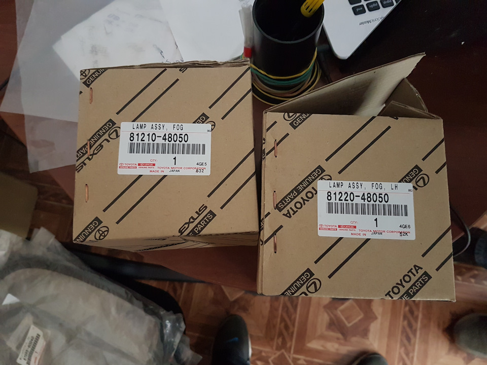 Диодный ПТФ — Toyota Land Cruiser Prado 150-series, 4 л, 2010 года ...