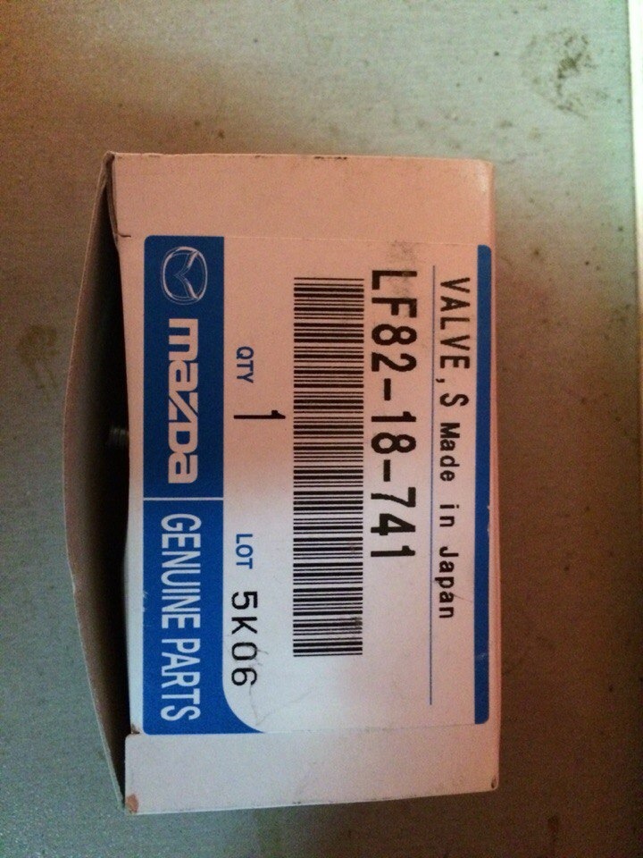 LF8218741 КЛАПАН ЭЛЕКТРОМАГНИТНЫЙ CX-7 (09-…), MAZDA3 (03-…), MAZDA5 ...