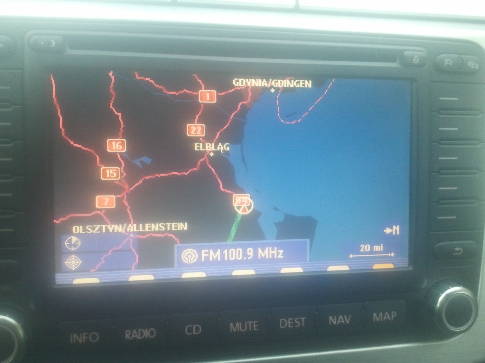 Продам MFD 2 c DVD — Volkswagen Passat Variant (B6), 2 л, 2008 года ...