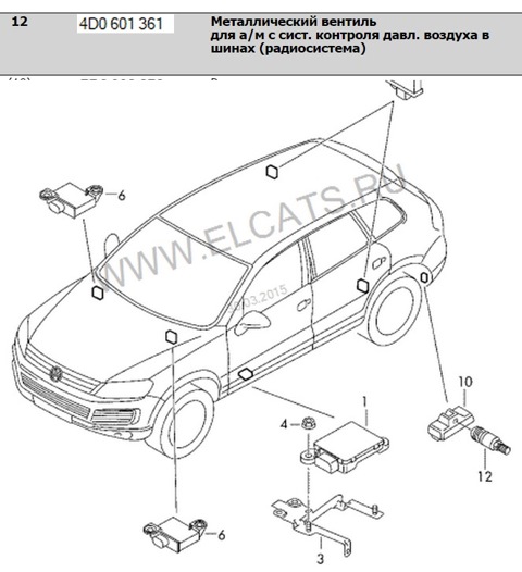 4D0601361 Клапан, металлически VAG | Запчасти на DRIVE2
