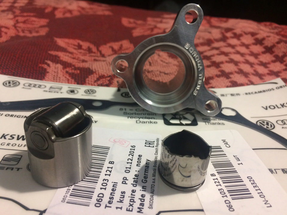 Замена толкателя ТНВД на роликовый — Skoda Octavia RS A5 Mk2, 2 л, 2008 ...