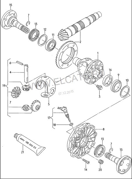 02J409170 Комплект регулировочных шайб VAG | Запчасти на DRIVE2