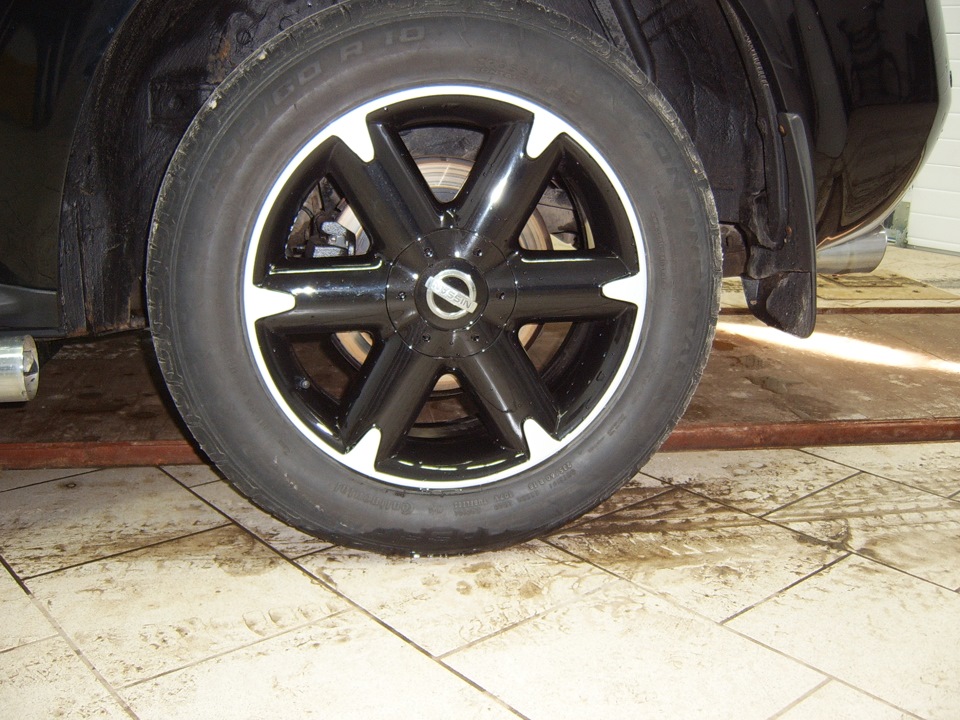 Привел в полный порядок родные оригинальные диски — Nissan Murano I, 3 ...