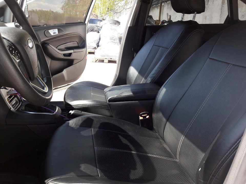 перетяжка салона собственными усилиями — Ford Fiesta Sedan, 1,6 л, 2015 ...