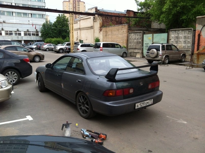 Поставил спойлер от SUBARU WRX — Honda Integra (DB6-DB9), 9,9 л, 1994 ...