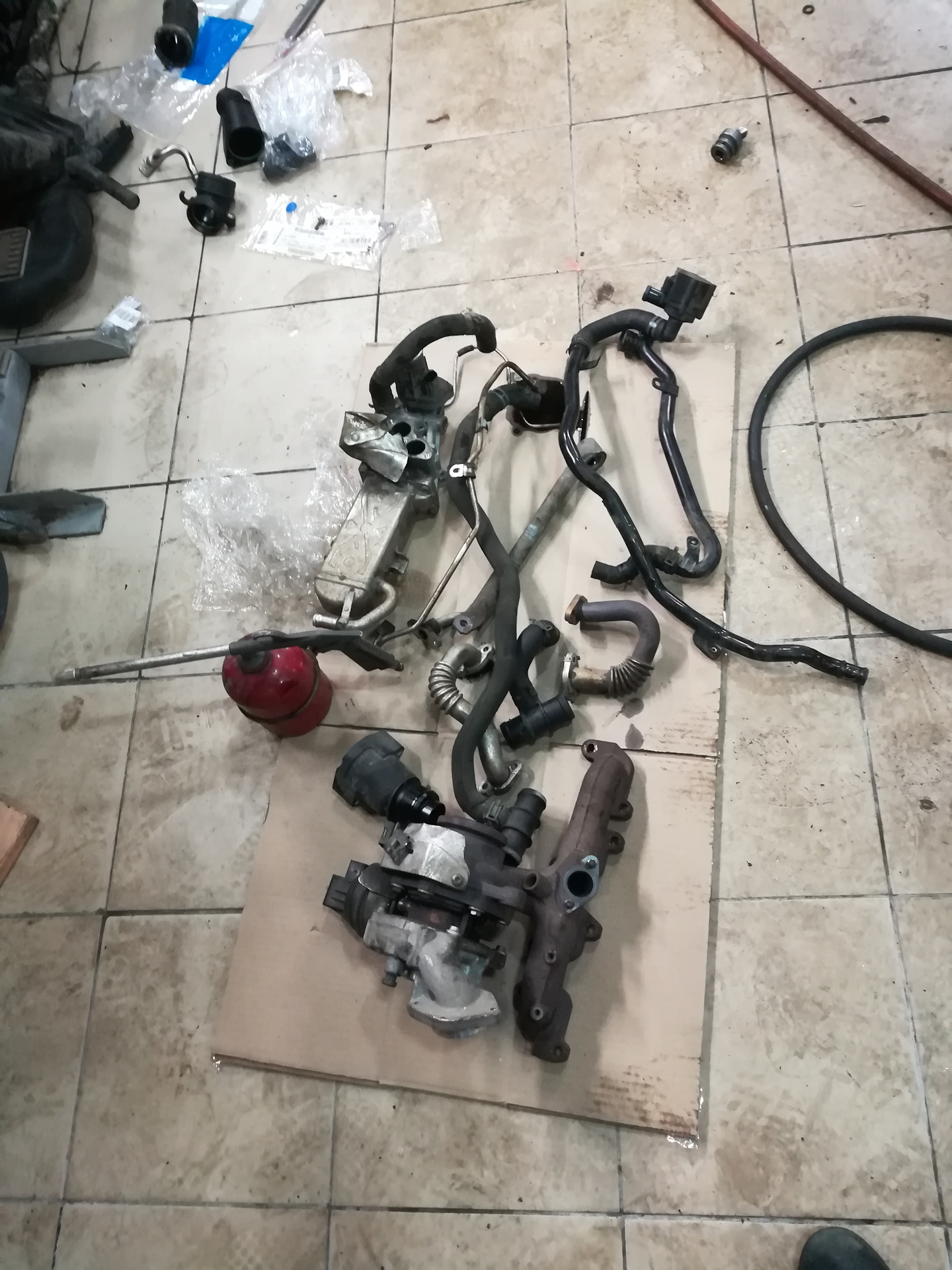 Установка турбины от 170 сильного тигуана. — Volkswagen Tiguan (1G), 2 ...