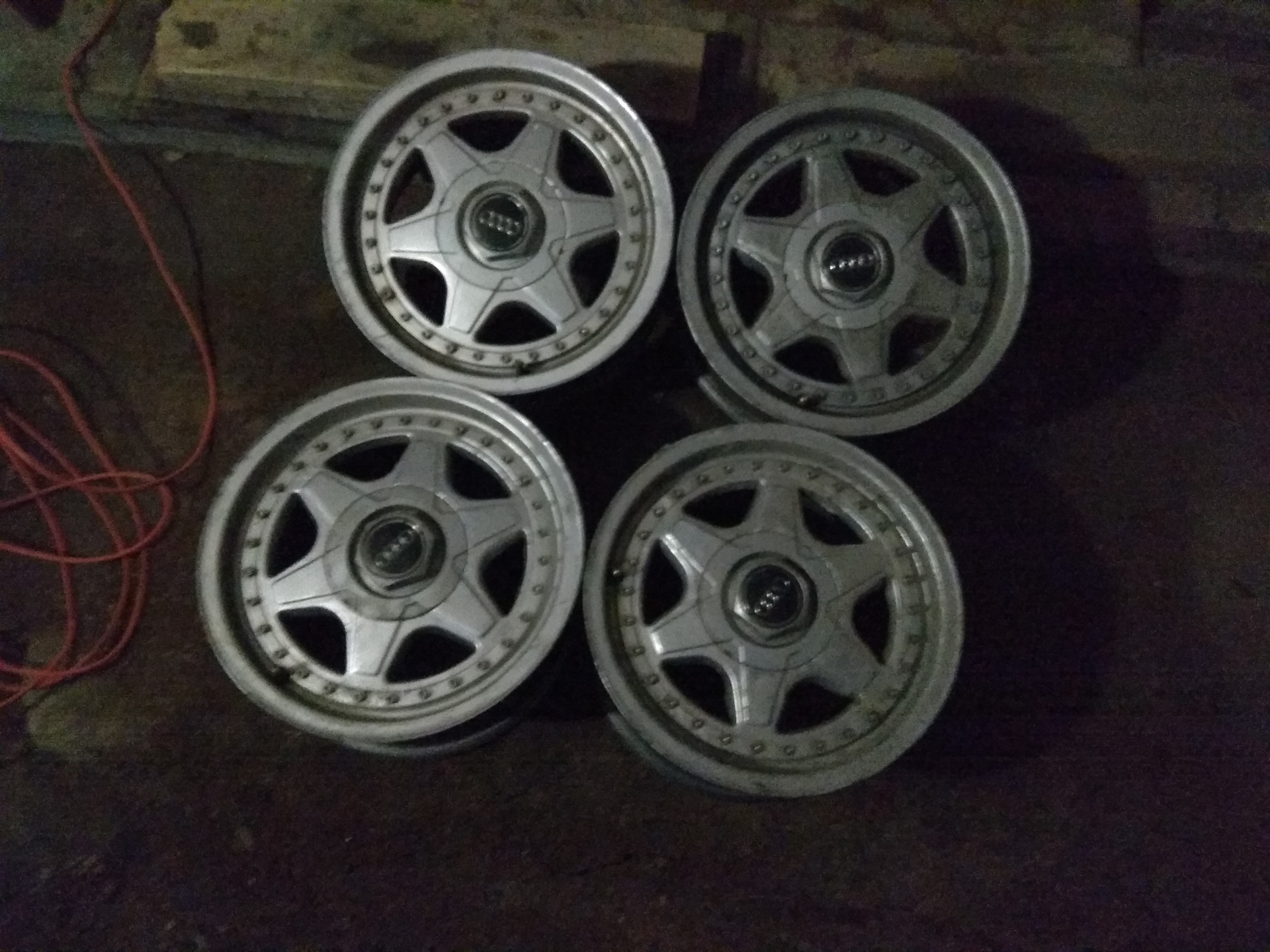 Продам кучерявые Audi Speedline 7jx15h2 ET37 =) — Audi 80 (B3), 2 л ...