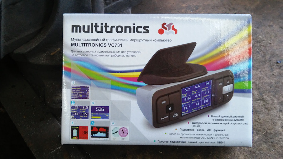 Маршрутный компьютер Multitronics VC731 — Nissan Serena Mk I (C23), 1,6 л, 1999 года ...