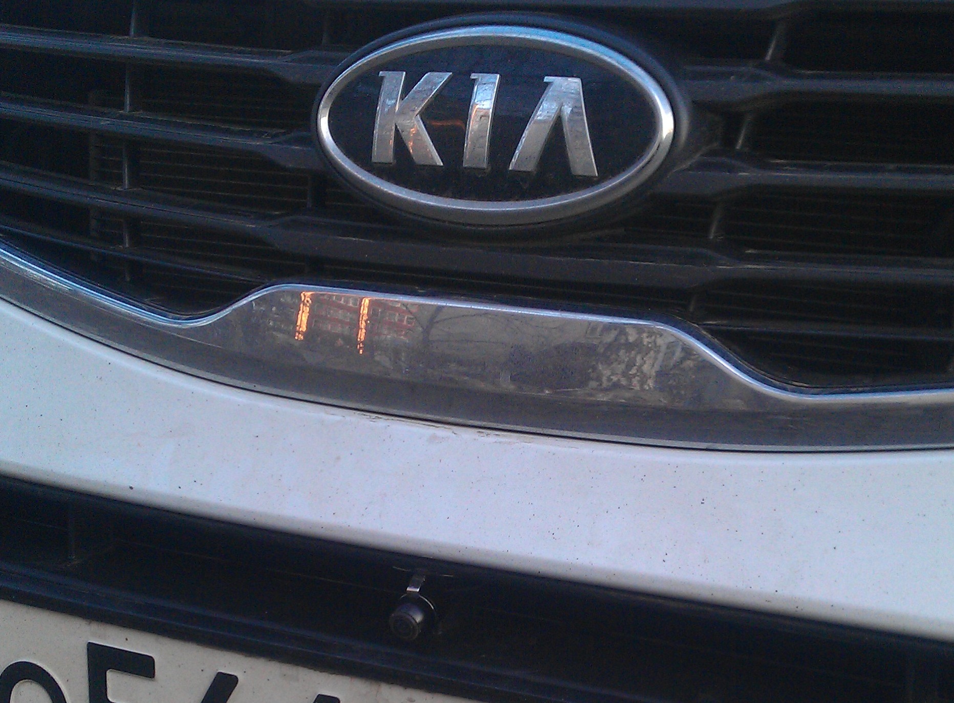 Камера переднего вида — KIA Sportage (3G), 2 л, 2011 года | тюнинг | DRIVE2