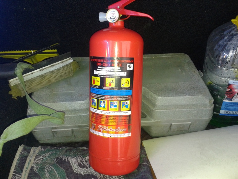 Крепления под огнетушитель! — Renault Sandero 1G, 1,6 л, 2012 года ...