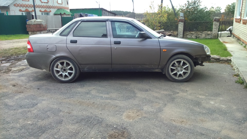 Проставки с 4х98 на 5х120 — Lada Приора седан, 1,6 л, 2007 года ...