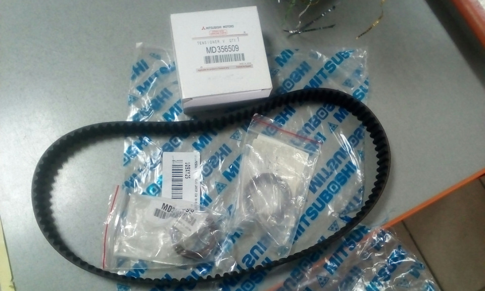 Замена ремня грм 10.12.17 181000 — Mitsubishi Lancer IX, 1,5 л, 2007 ...