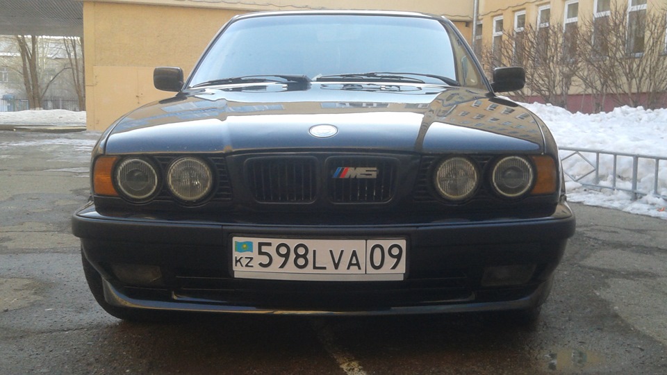 Hella black & American Style — BMW 5 series (E34), 2 л, 1994 года ...